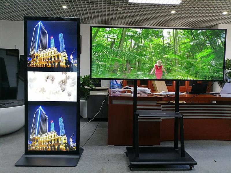70inch Max Resolution 3840*2160 Floor standing LCD display with Android ...